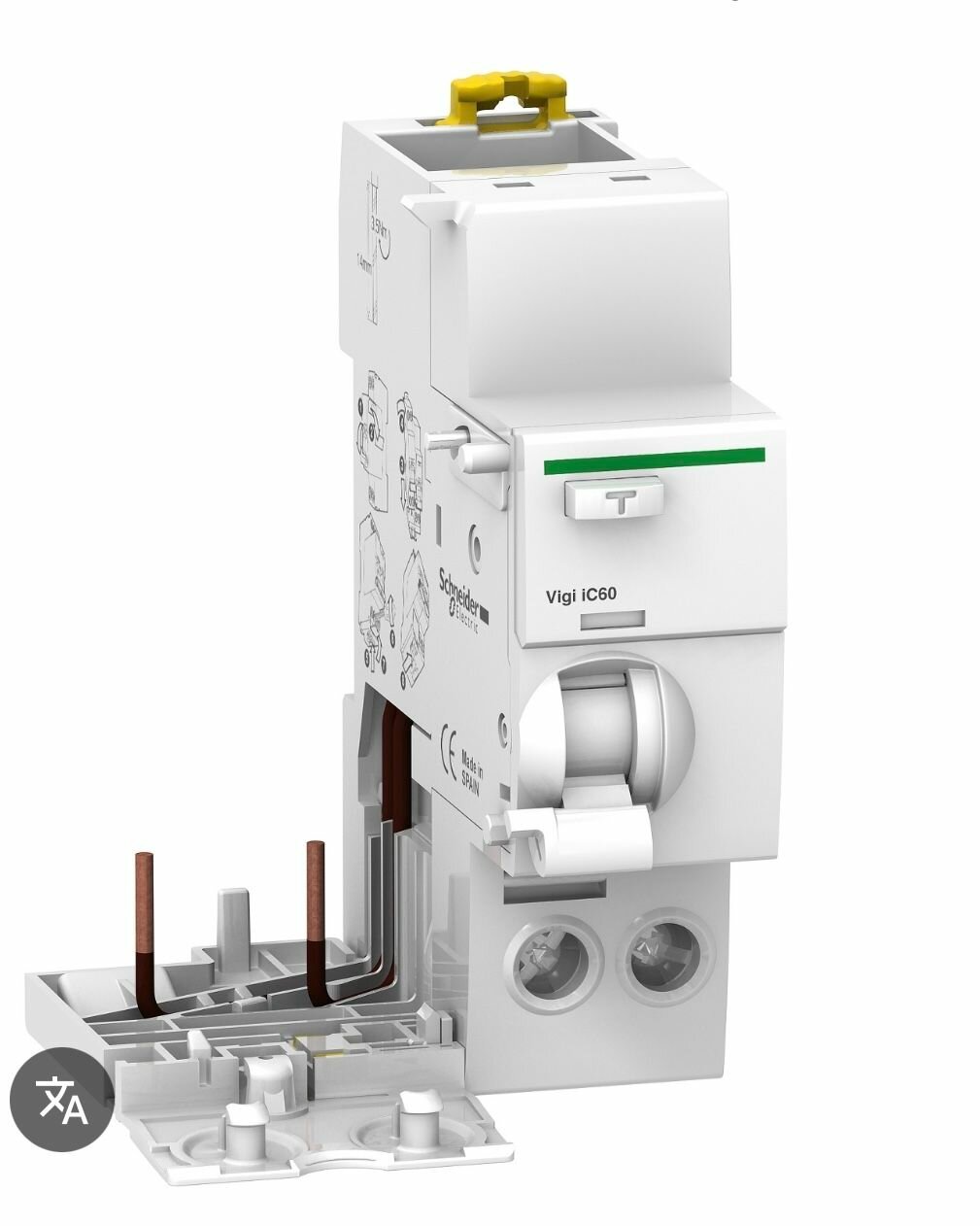 A9V41225 блок Дифференциальный защиты Vigi iC60 2П 25A 30mA AC-ТИП