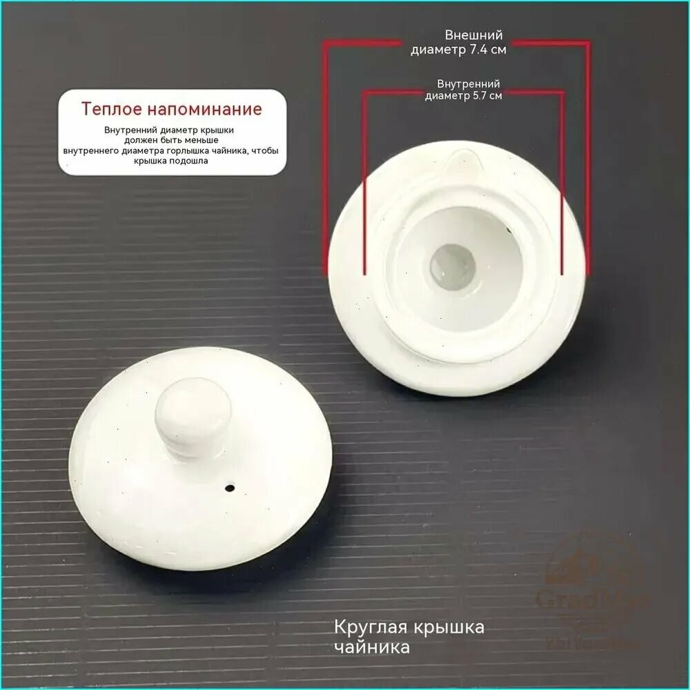 Крышка, 1 шт, диаметр: 7.4 см