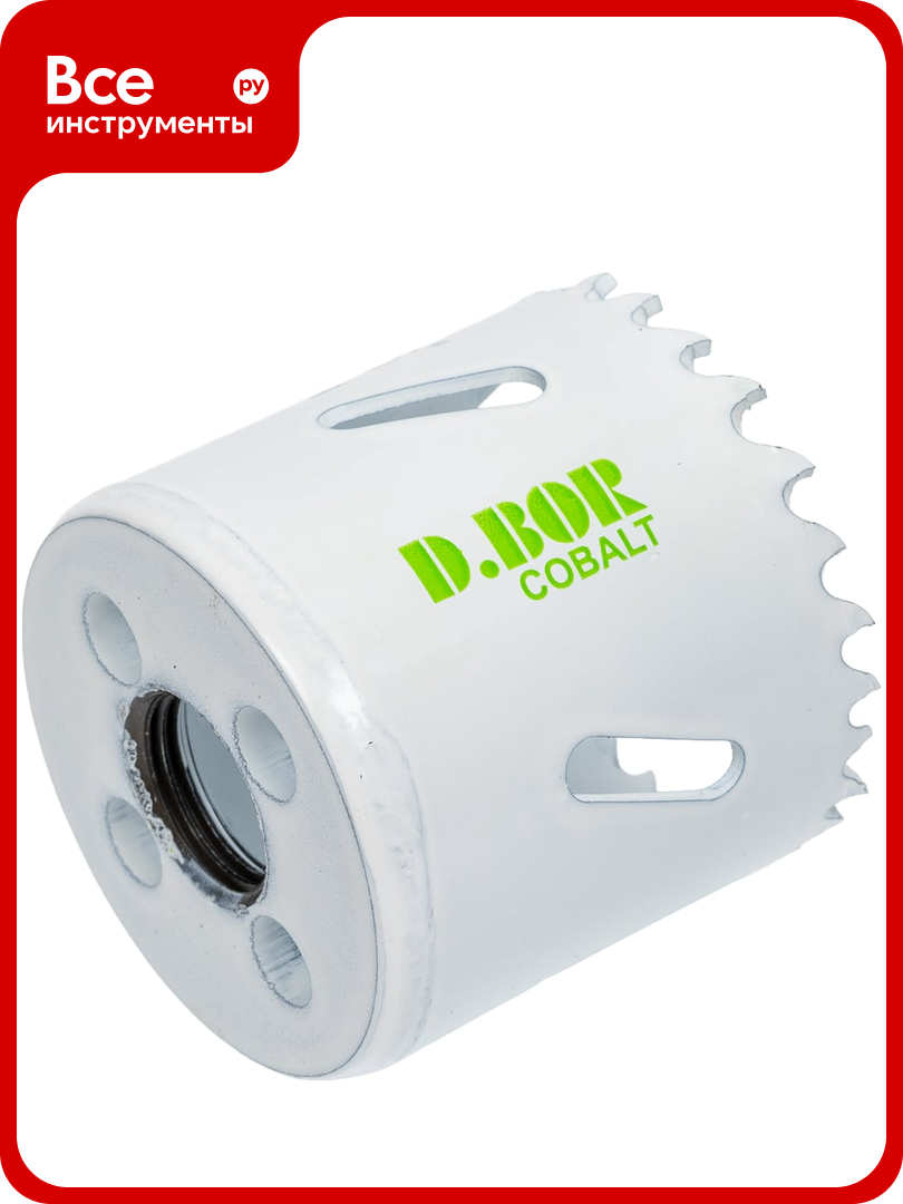 Коронка биметаллическая COBALT M42 46 мм D.BOR D-HS-BIM-CO-38-046