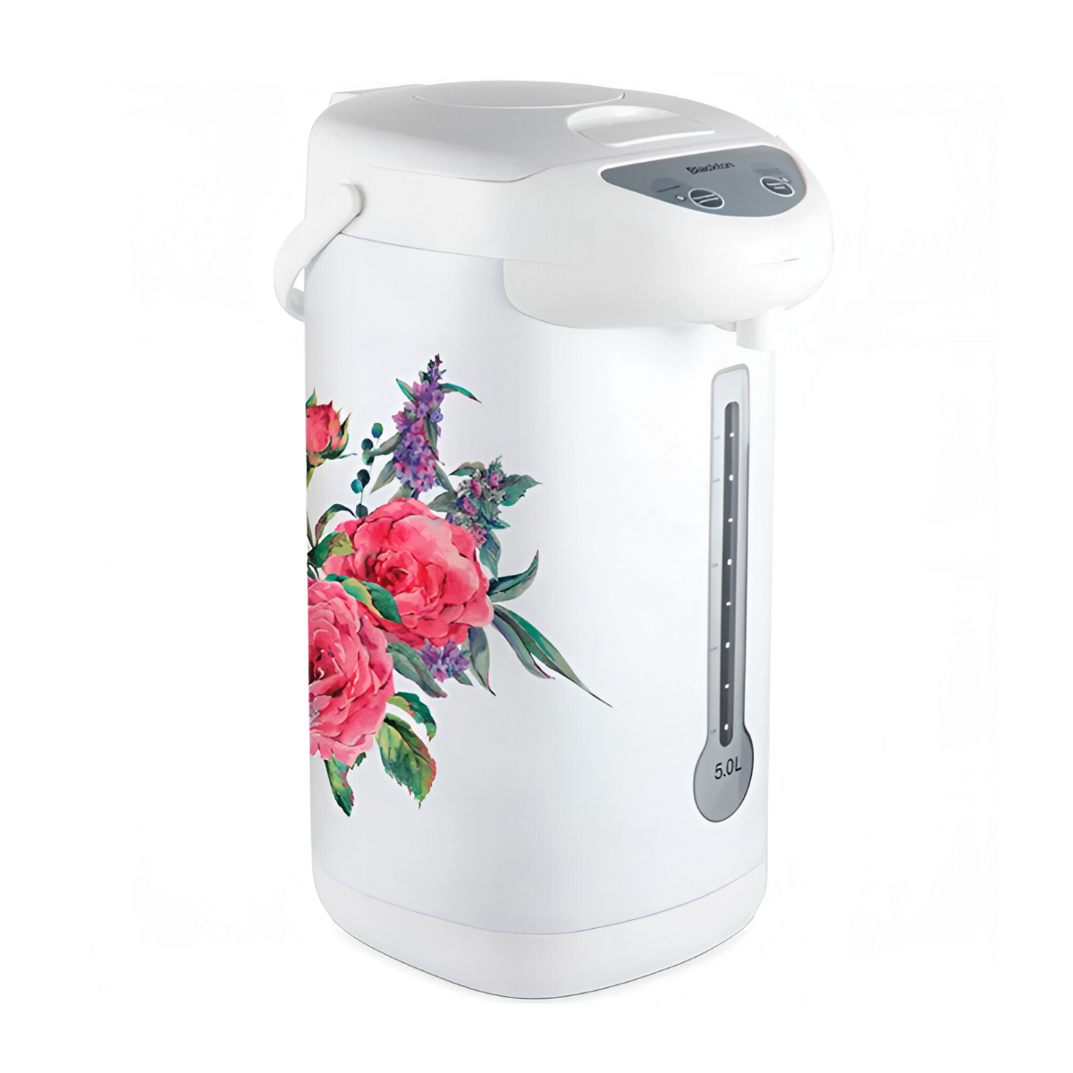 Термопот Blackton BT TP535 ROSES белый с розами, 750Вт на 5л, нержавеющая сталь пластик