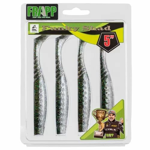 Силиконовая приманка Frapp Funky Shad 5 13см. 4шт. вес: 11гр. #24