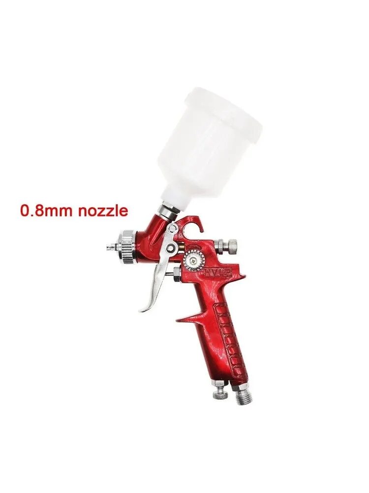 1 шт. 0,8 мм/1,0 мм 125 мл воздушный краскораспылитель небольшой мини пневматический краскораспылитель для ремонта и обслуживания мебели автомобиля