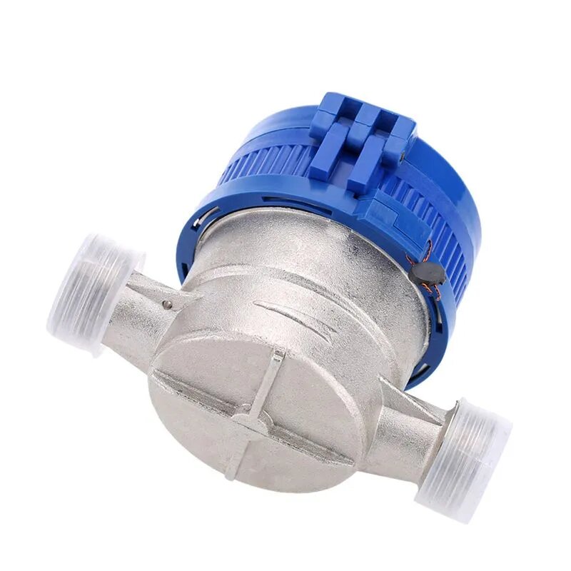 Водомерный Счетчик для холодной воды, 1/2", никелированная латунь, Qn1.5m³/h, LXSG-13D — фото 1