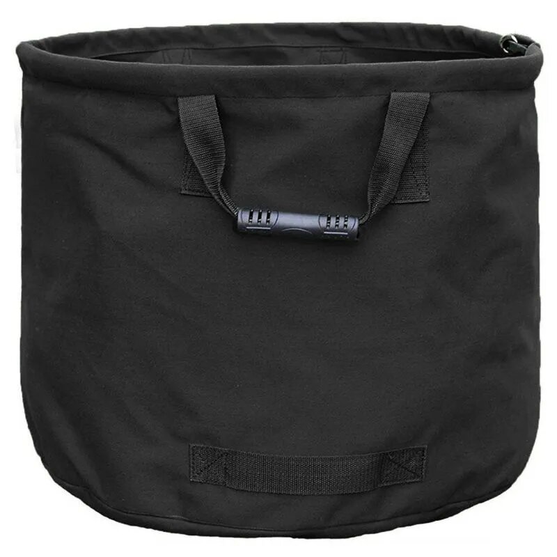 Компостер для дачи, 56 см, черный, складной, с усиленными ремнями