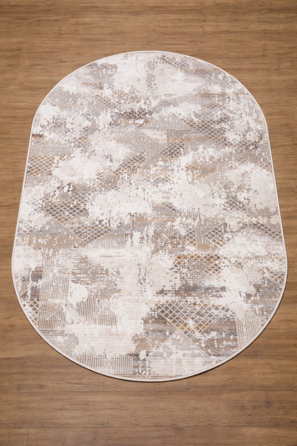 Ковер Порто дизайн 20202 цвет 21067 Овал 1.2x1.7м