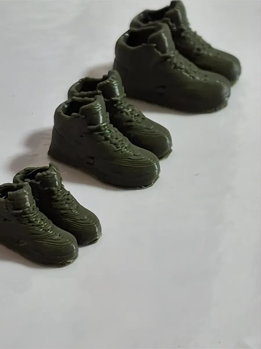 Набор миниатюр Кроссовки - 3 пары для ватных игрушек