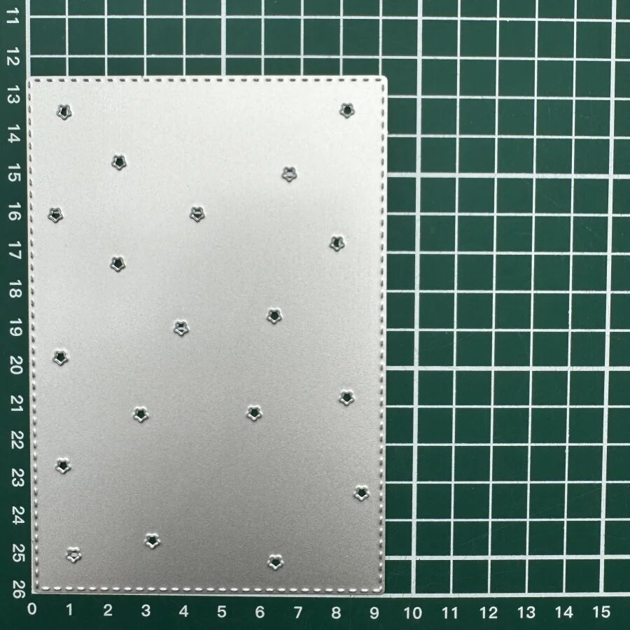 Новое поступление 2021, звезды, фон с пунктирными линиями, металлические штампы для DIY, скрапбукинг, изготовление карт, трафареты, фотоальбомы