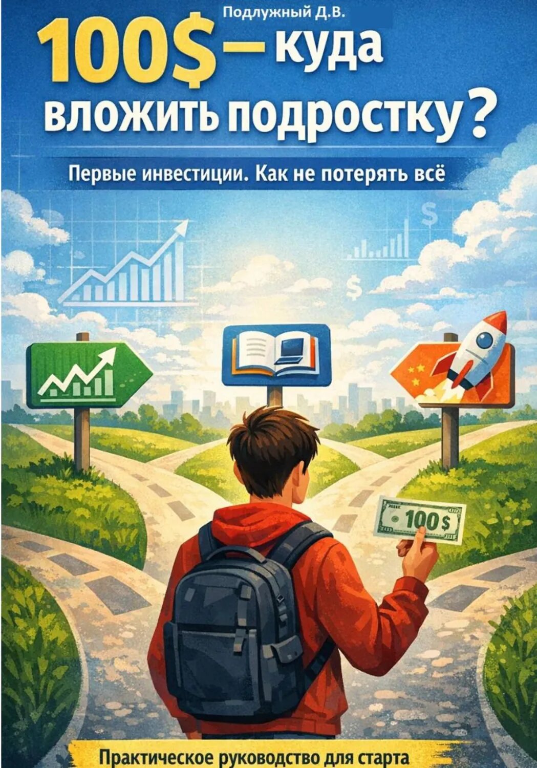 100$ Куда вложить подростку? Первые инвестиции. Как не потерять всё? [Цифровая книга]