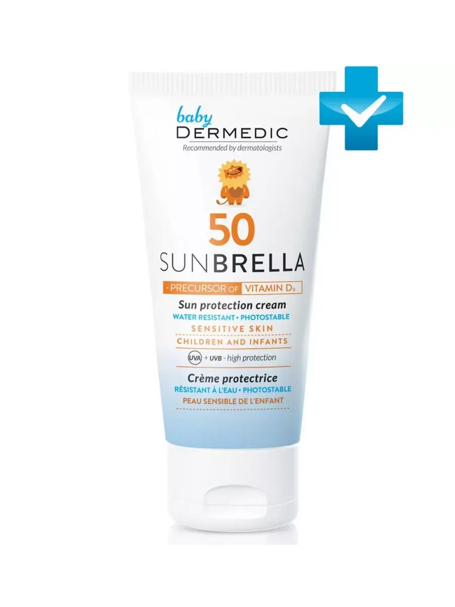 Dermedic Sunbrella Baby Детский солнцезащитный крем для лица
