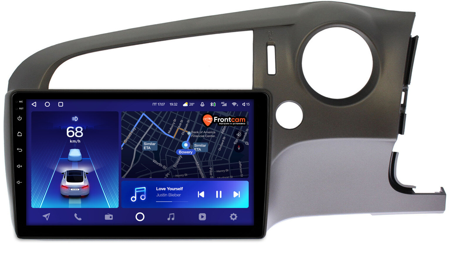 Штатная магнитола Teyes CC2 PLUS 6/128 10" RM-10-1118 Honda Stream 2 2006-2014 Android 10 (4G-SIM, DSP, QLed)