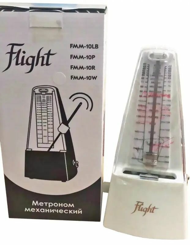 Метроном механический Flight FMM-10 White