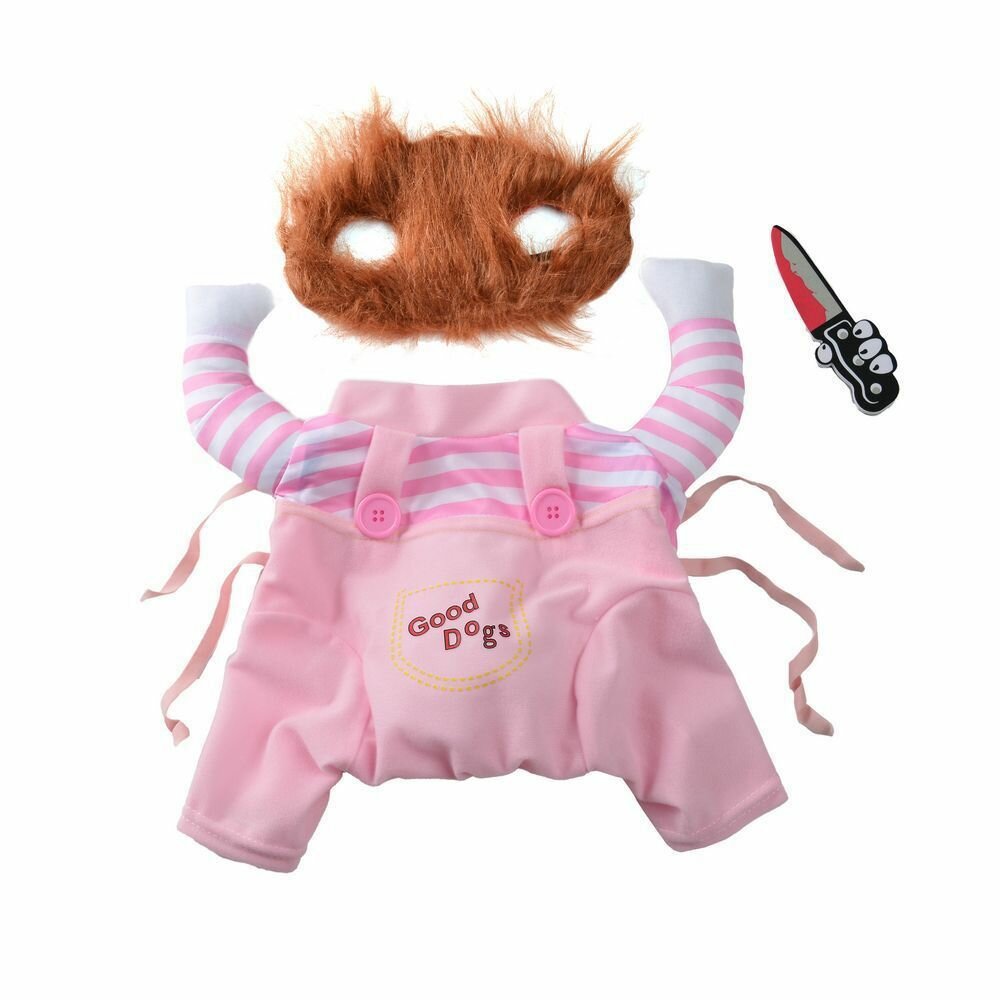 Забавный и необычный костюм кота с ножом, костюм собаки и кота, серебристый градиентный костюм-трансформер для тедди и померанского шпица.