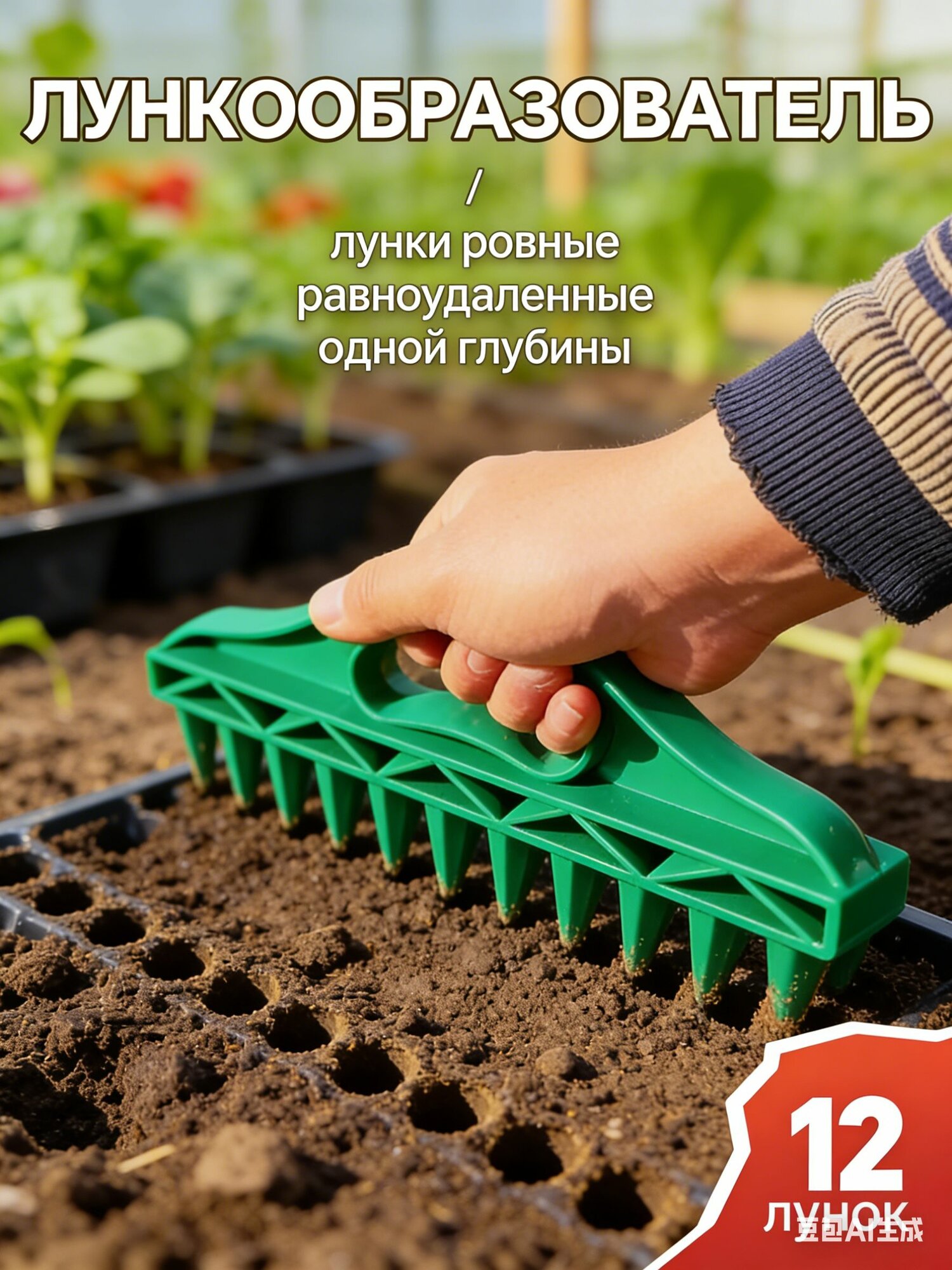 Набор садовых инструментов, ручной инвентарь для ухода за растениями, копания и рыхления почвы, комплект для дачи и огорода.