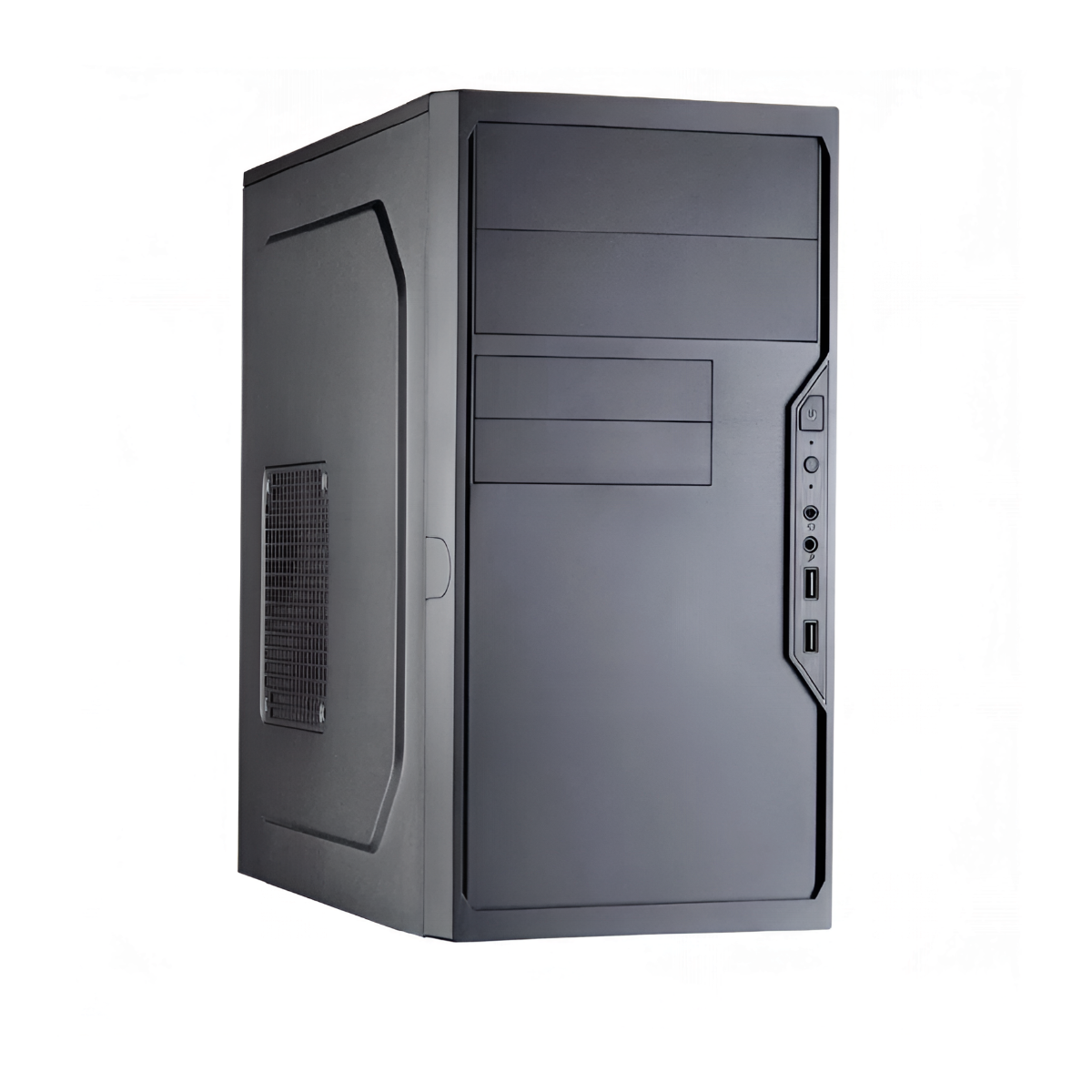 Корпус для компьютера Foxline FL-733(R)-FZ500R черный mATX, БП 500 Вт, 2 × 2,5″ и 5 × 3,5″