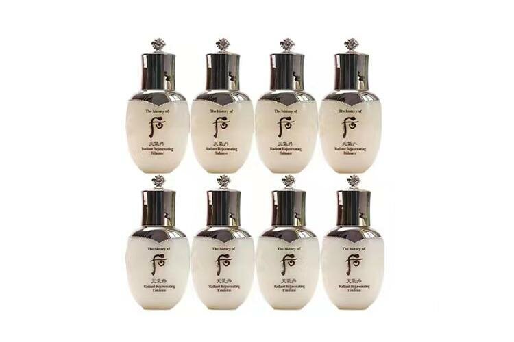 Набор пробников унисекс The History Of Whoo Weather Dan Water Lotion, лосьон 25мл*4 + эссенция 25мл*4