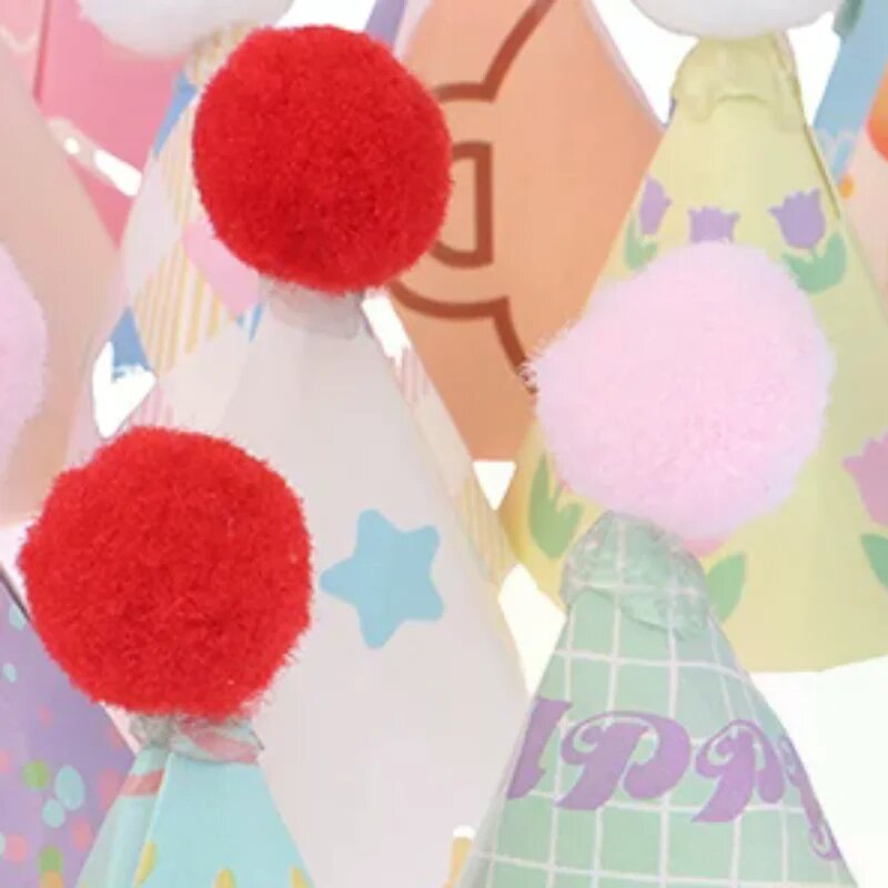 Миниатюрные шляпки для кукол 1:12, бумага, набор из 10 штук