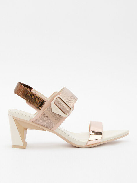 Босоножки United Nude Poly Soga Mid бежево-розовый, Размер 38