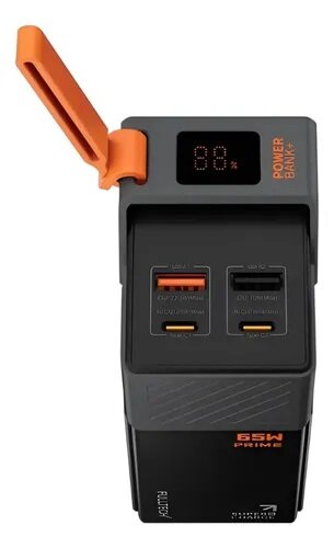 Внешний аккумулятор Hoco DB100 Harmony, 30000 mAh, PD65W (2U+2C) с LED-дисплеем, Черный