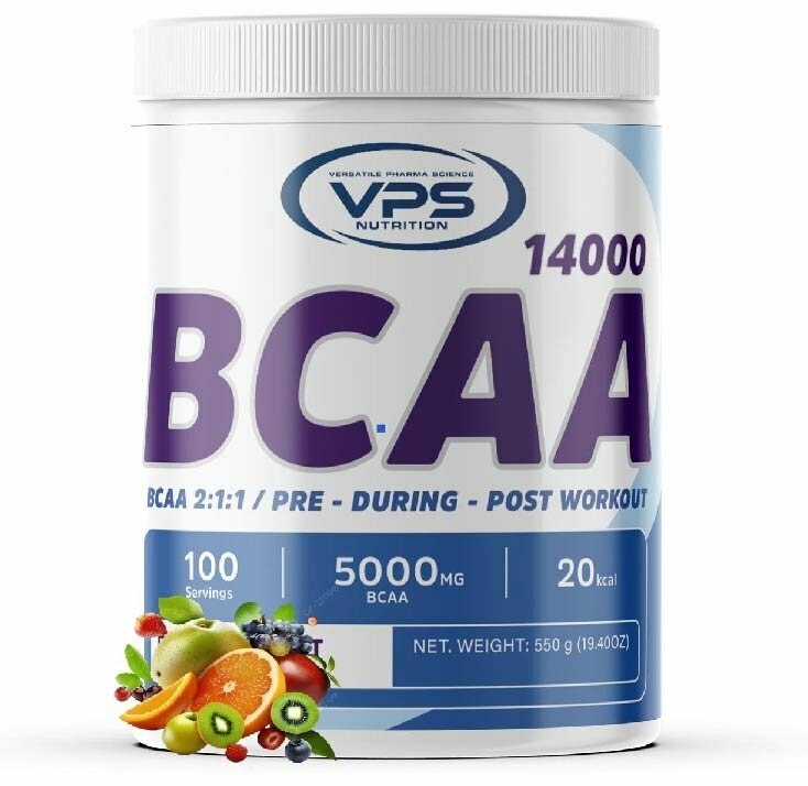 BCAA VPS Nutrition, 550 г, фруктовый пунш, лейцин/изолейцин/валин