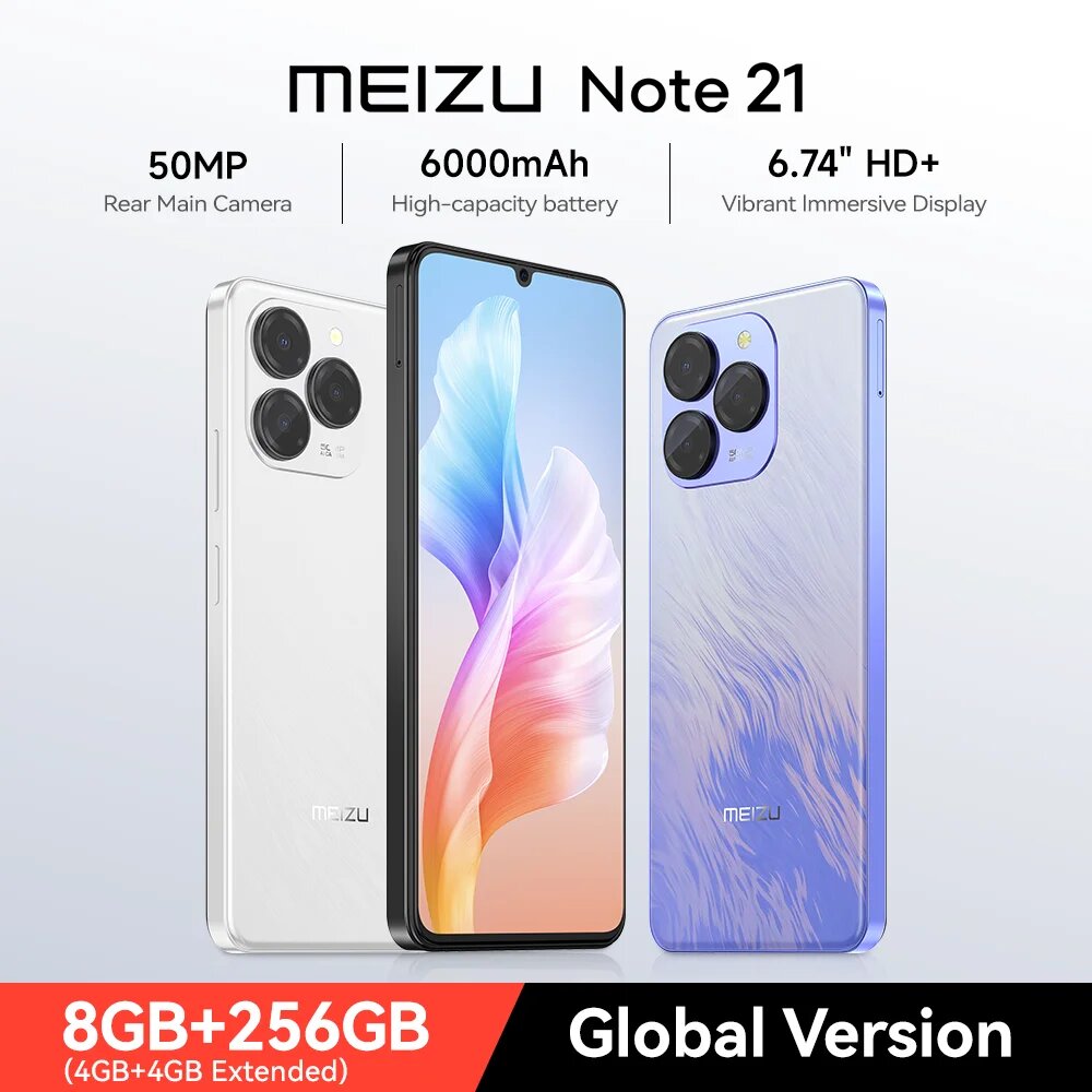 Смартфон MEIZU Note 21, 8/256ГБ, global — фото 1