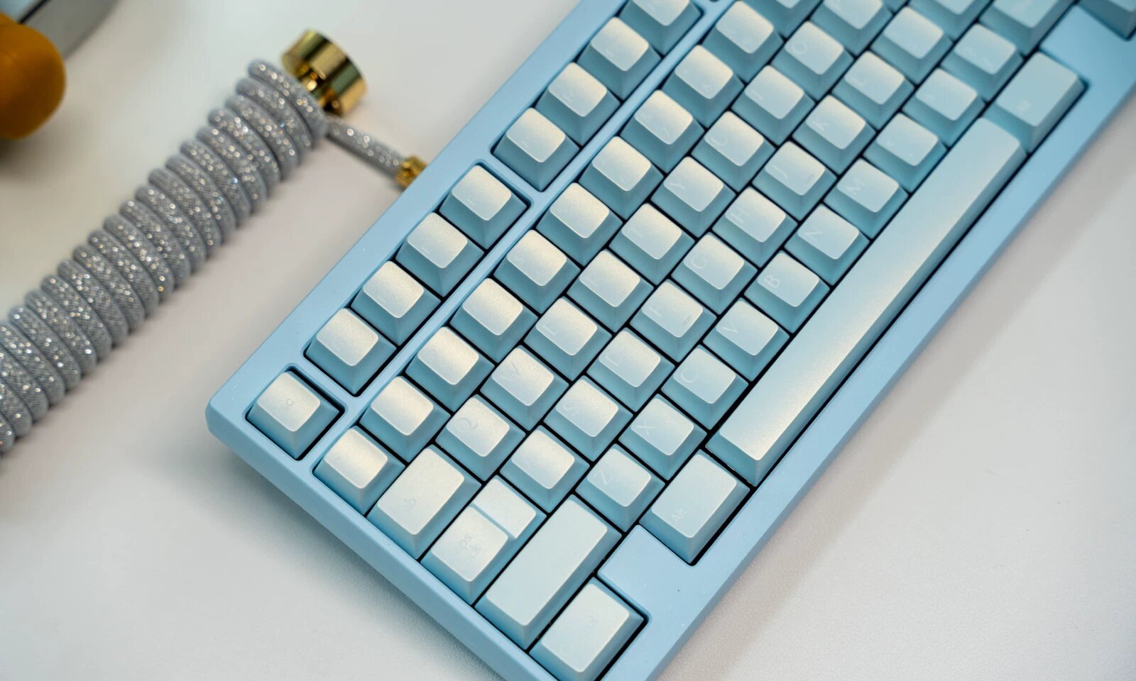 Безрамочные периферийные фантастические перламутровые кейкапы, оригинальная высота, PBT толщиной 1,7 мм, Wooting