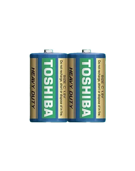 Батарейка TOSHIBA R14KGBSP2TGC R14 Солевая Zinc Heavy Duty C 1.5v, спайка 2 шт
