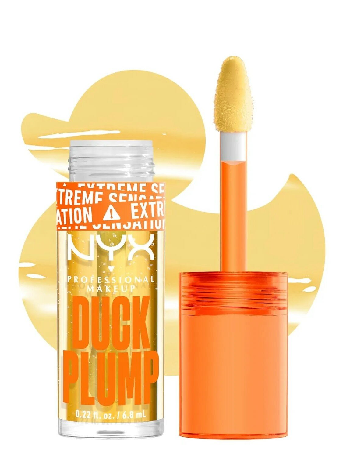 NYX Professional Makeup, блеск для губ Duck Plump с высоким содержанием пигмента - 01 Clearly Spicy