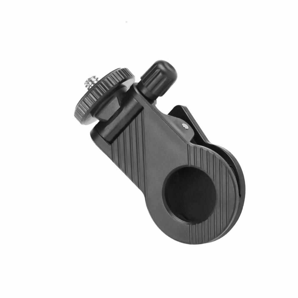 Поворотный крепеж для подсветки с винтовым кронштейном 1/4 и регулируемым углом обзора для фотографов, Черный