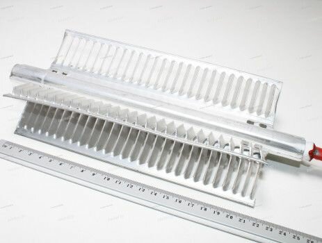Тэнр возд. EL 500W LB-AH-02/250x113x38mm алюминиевый (для конвекторных обогревателей, Х-образный)