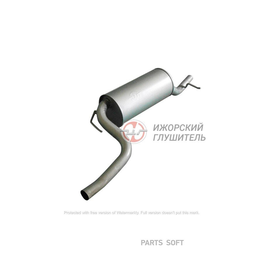 Глушитель осн. ford focusii(04-12)/c-max(07-12)/volvo c30, s40, v50(04-13) ( 1364172 / 154-513) ижорский глушитель 136410