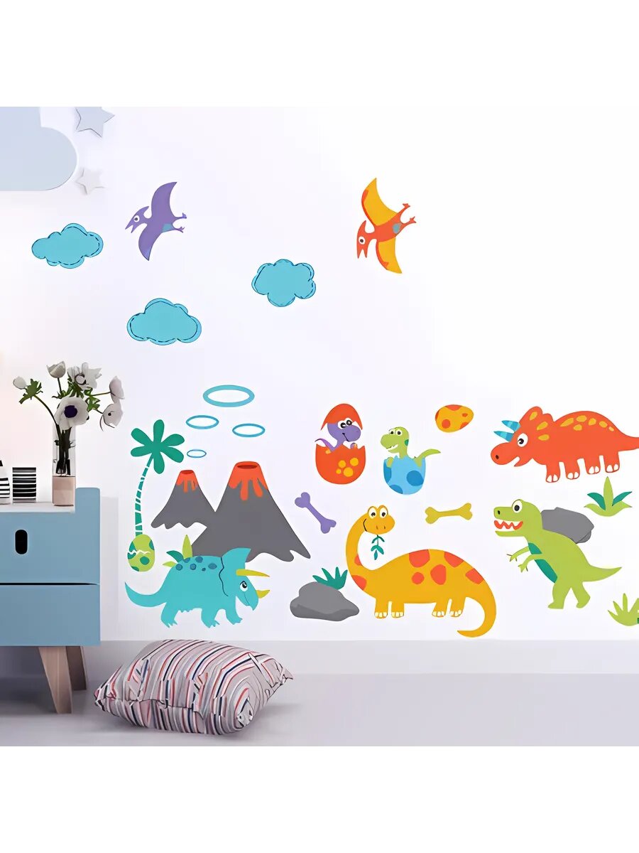 Наклейка детская Динозавры набор allstick арт. W_01-257