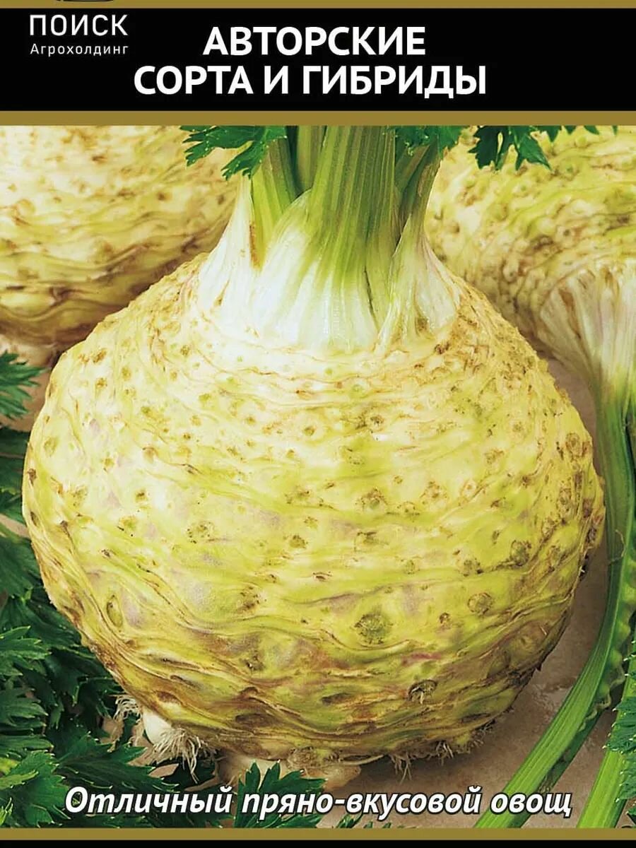 Сельдерей корневой Пражский гигант (сер. Авторские сорта) 0,5 г, Семена Поиск