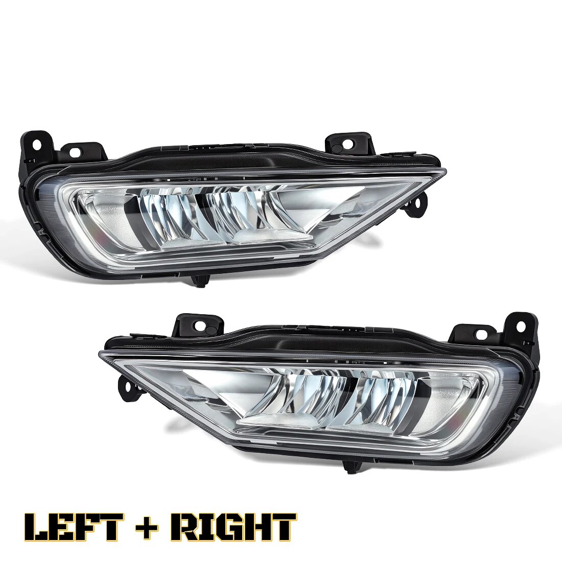 Для Volvo XC60 XC90 S90 V90 2018-2025: передний бампер, светодиодные противотуманные Left and Right