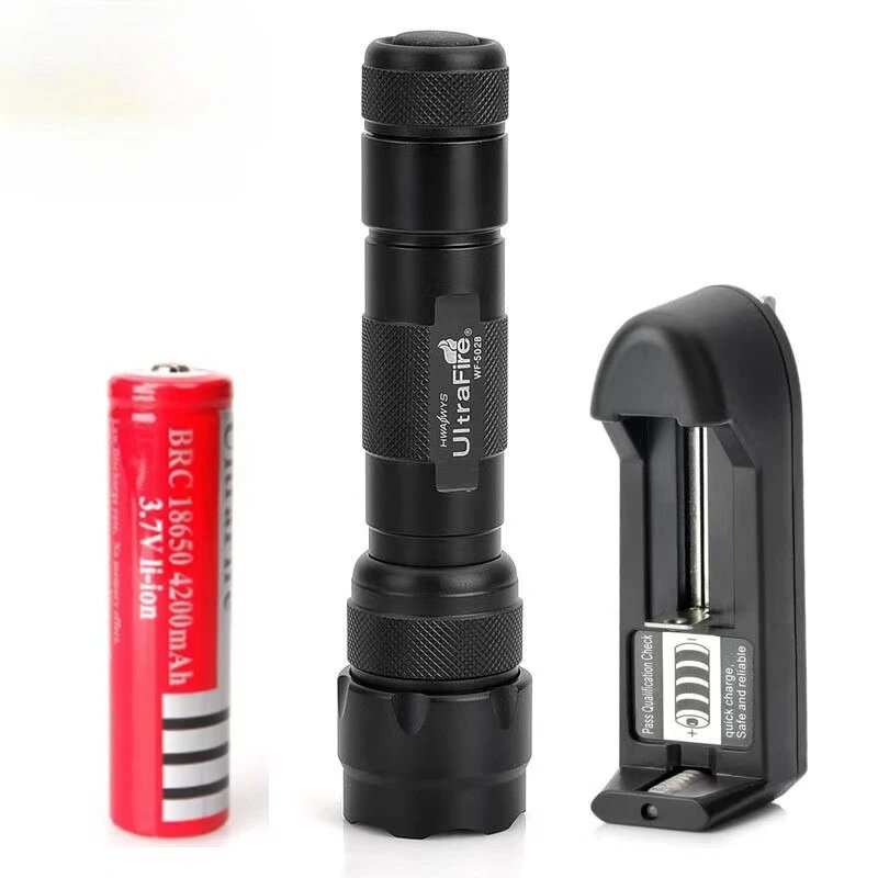 UltraFire WF-502B LED Фонарь 1000 Люмен