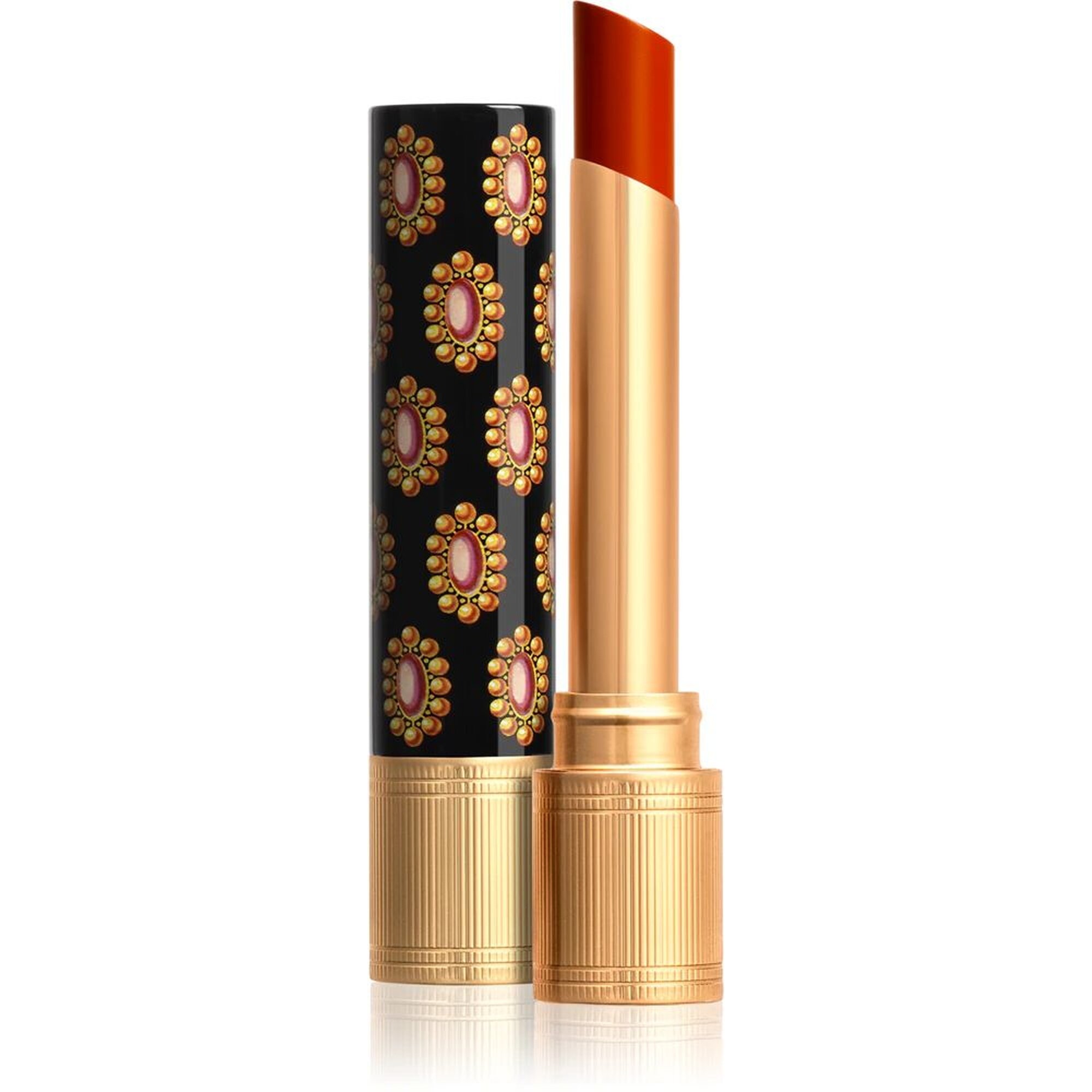 Gucci Beauty Увлажняющая губная помада Rouge de Beaute Brillant/оттенок 307 Louise Orange
