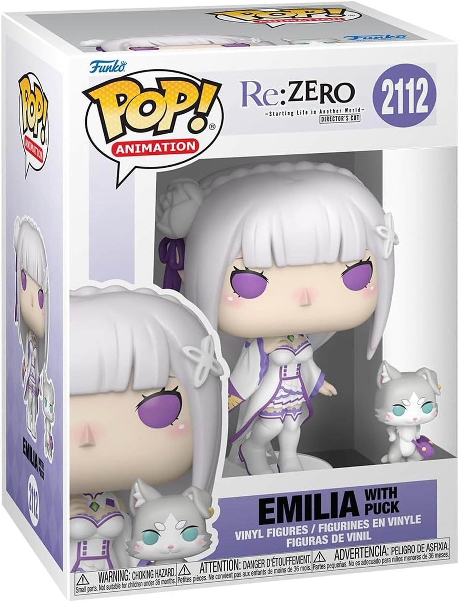 Фигурки Funko Pop ANIMATION - Коллекционная фигурка Re: Zero Emilia - Фанко 2112