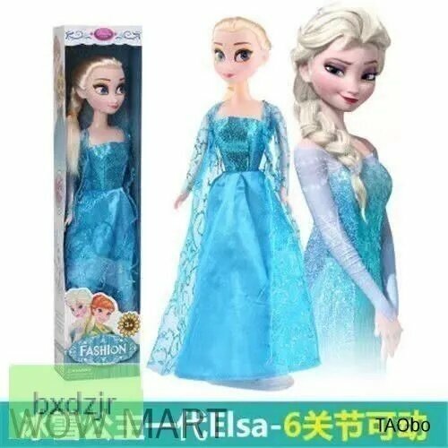 Кукла Эльза Холодное сердце, шарнирная в блестящем синем платье, Disney Store выпуск 2013-DKD-CJ0830