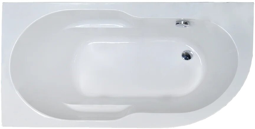 Акриловая ванна Royal Bath Azur RB 614200 L 138x79, с каркасом, угловая, левая, пристенная, белая, глянцевая, асимметричная, с подлокотниками