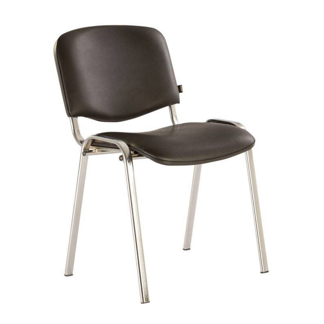 Офисный стул BRABIX Iso CF-001 (531424), нагрузка до 100 кг, искусственная кожа, черный