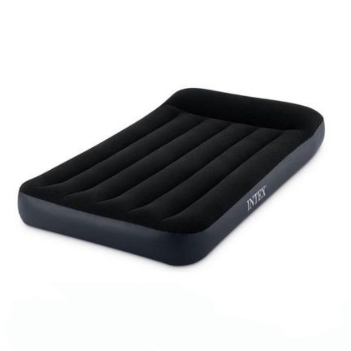 Матрас надувной Intex 64146 Pillow Rest Classic, черный, 99х191х25 см