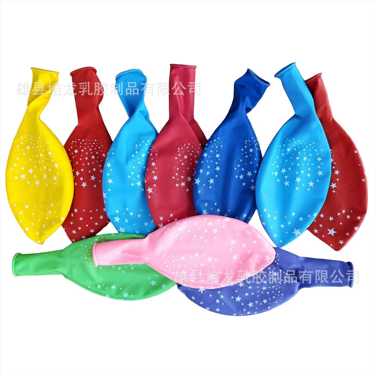 Круглые, утолщенные, яркие латексные шары с мультяшными рисунками, пользующиеся большим спросом на уличных лотках и площадях, очень большие шары в виде арбуза и клубники.