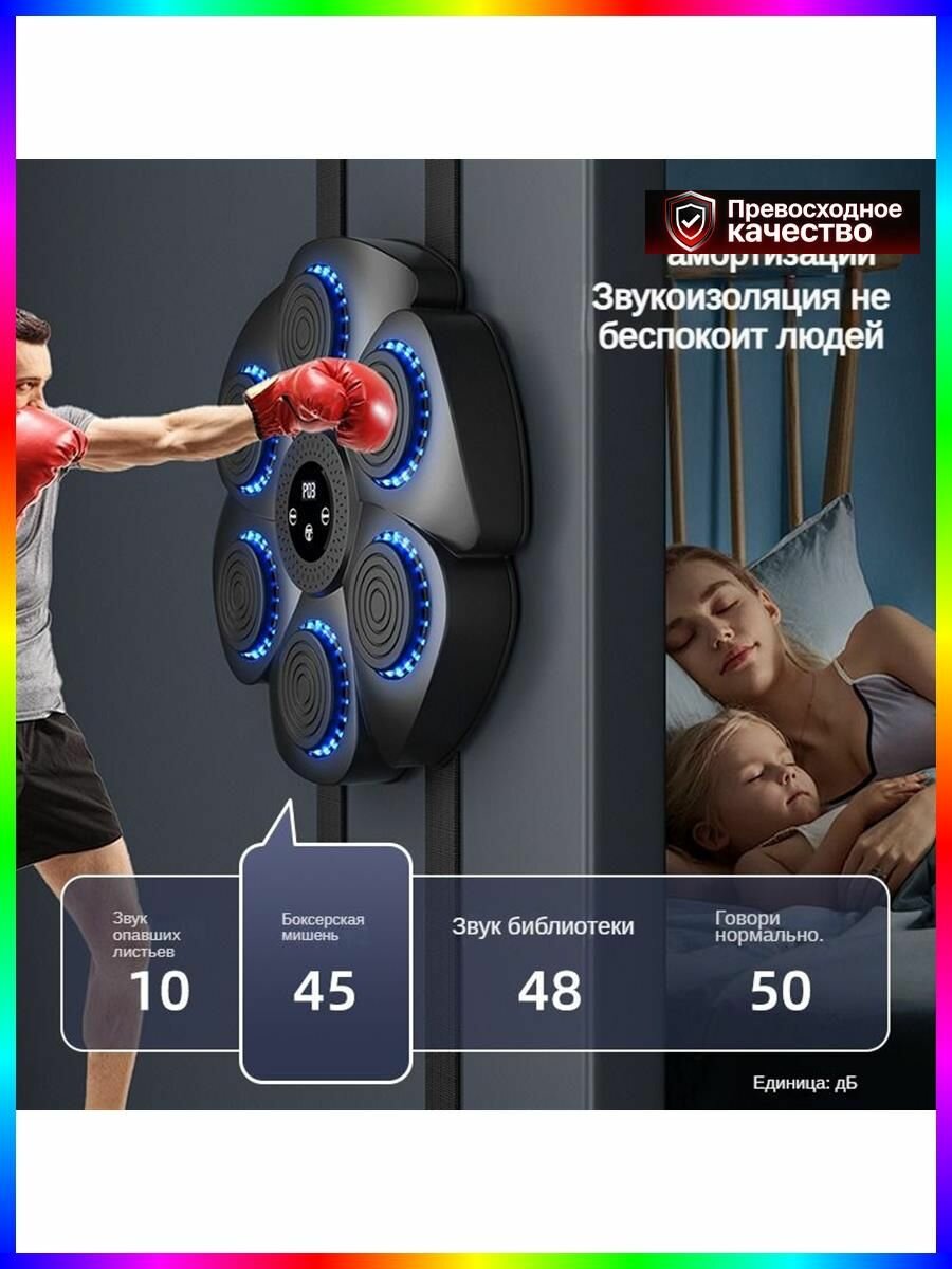 Электронная настенная мишень для бокса из полиуретана-Набор для бокса, боксирования
