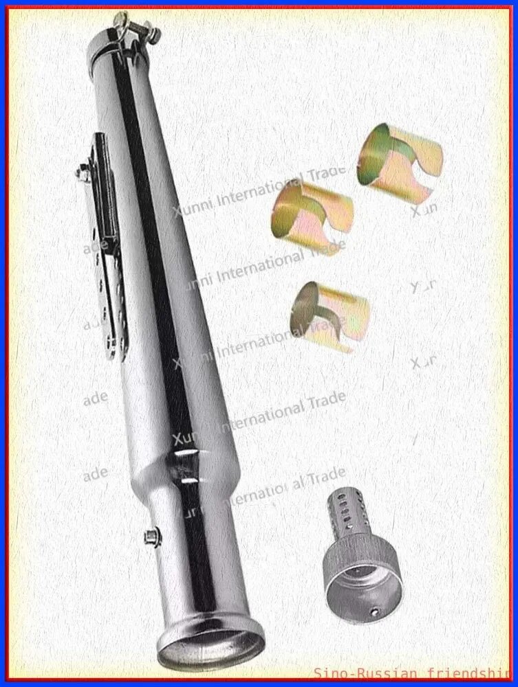 Выхлопной трубы мотоцикла, глушитель из нержавеющей стали, хром, длина 54 см / выхлопная труба на мотоцикл