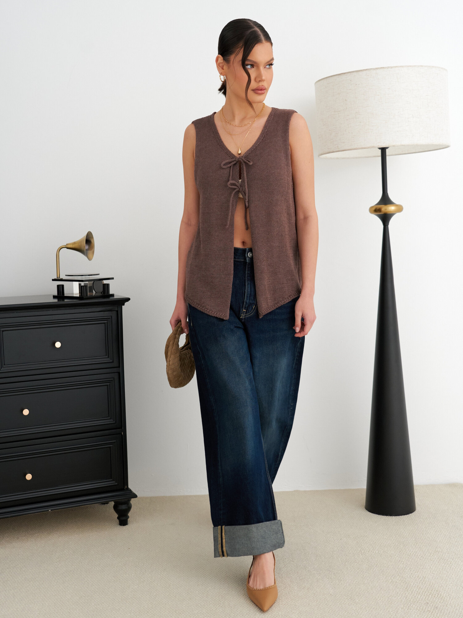 Кардиган Кардиган на завязках