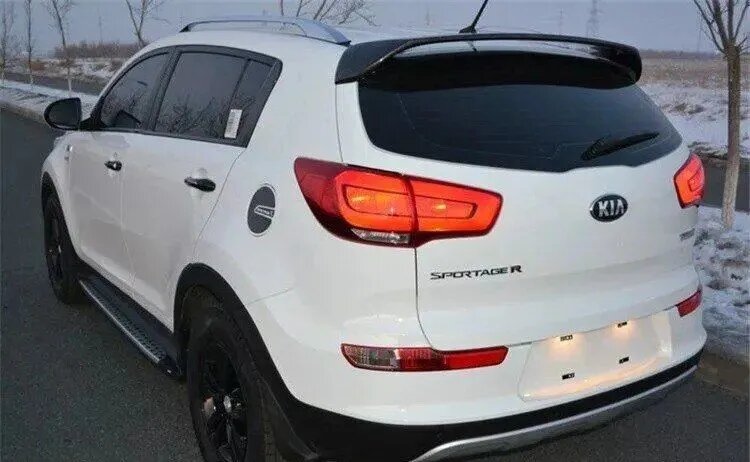 Спойлер для автомобиля Kia Sportage 3 (2010-2016) задний белый ABS-пластик 1 шт.