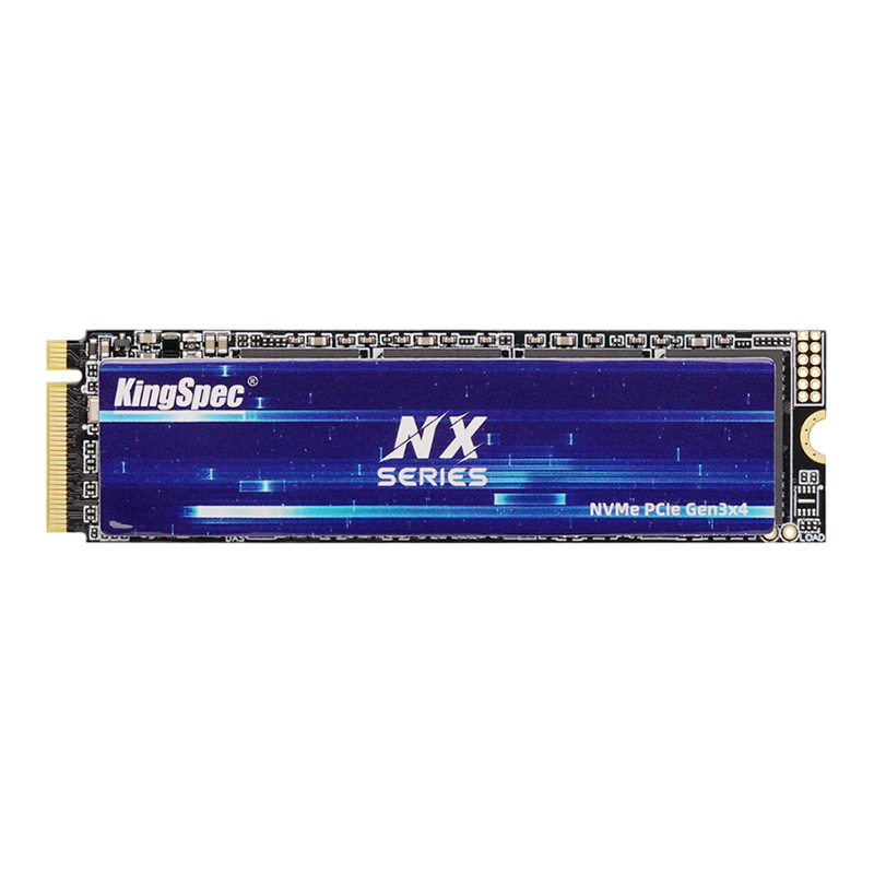 Твердотельный накопитель Kingspec SSD NX-4096 2280 NX-4TB2280, 4096GB, M.2(22x80mm), NVMe, PCIe 3.0 x4, 3D QLC, R/W 3600/3200MB/s, IOPs 380 000/320 000, TBW 1920, DWPD 0.4, гарантия 3 года
