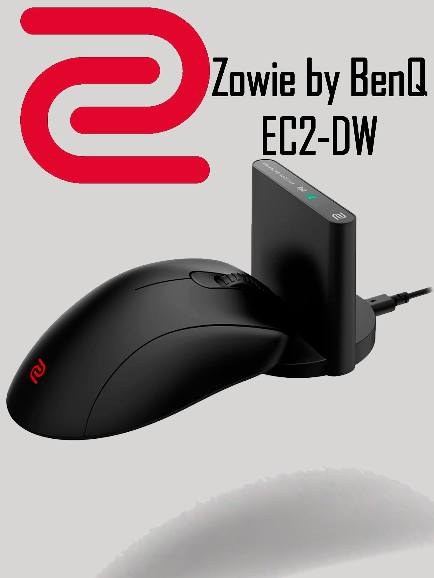 Игровая мышь Zowie by BENQ EC2-DW Wireless Medium Black черный Радиоканал