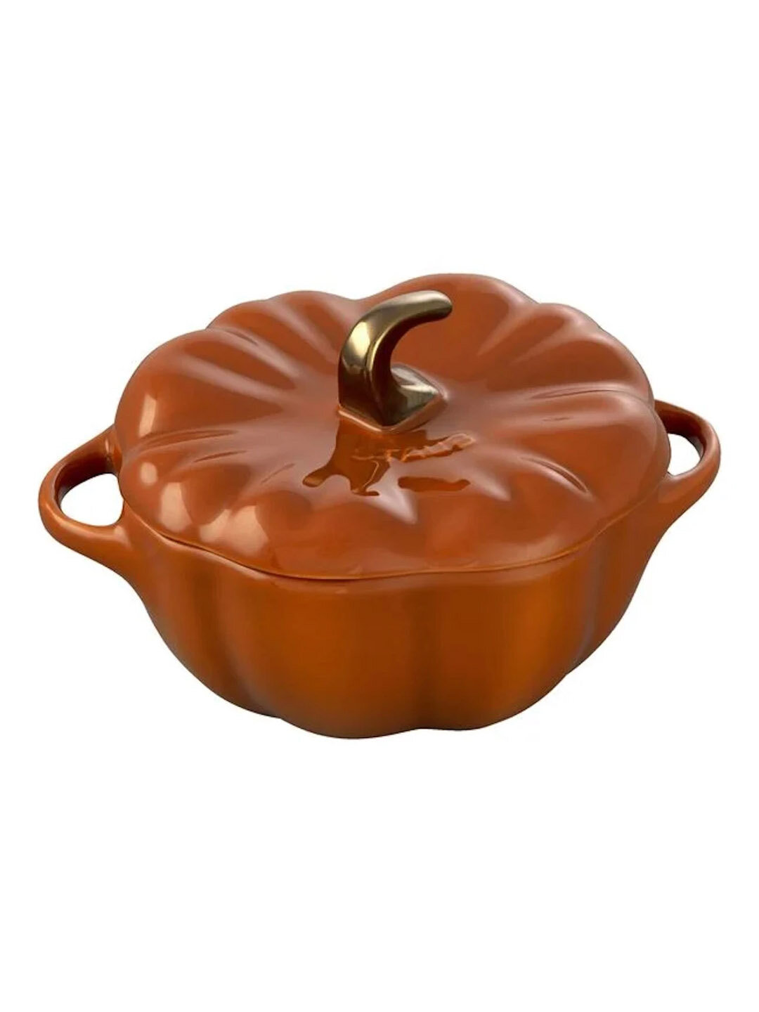 Кокот керамический Staub La Cocotte Тыква 12,2 см, 500 мл, оранжевая