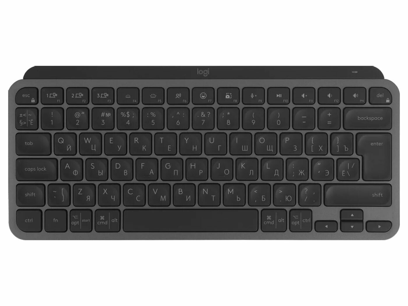 Клавиатура беспроводная Logitech MX Keys Mini (920-010501) подсветка, Черный