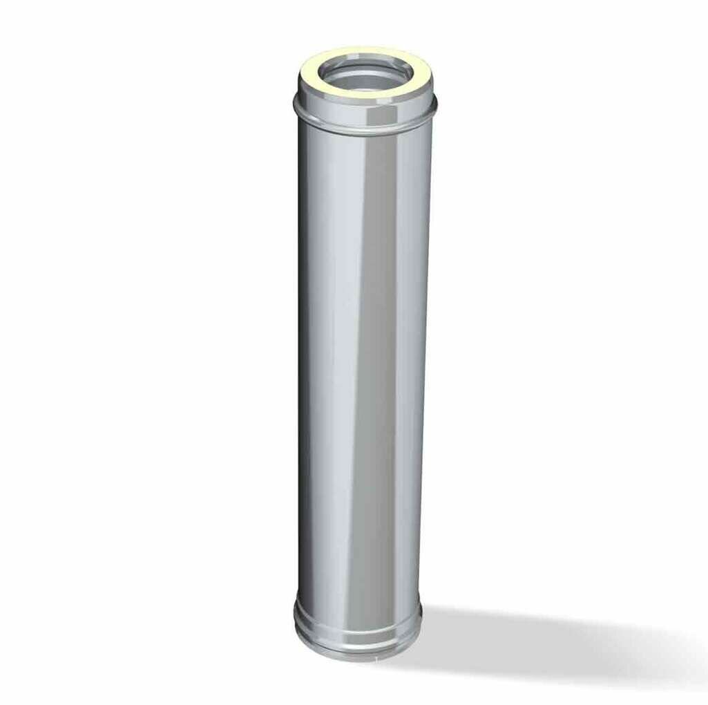 Труба-сэндвич для дымохода Ф 115х200 L 1,00м (430/0,8х0,5)